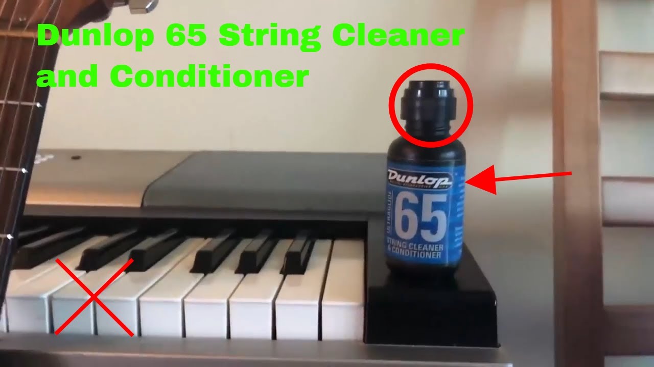 How To Use Dunlop 65 String Cleaner and Conditioner Review - YouTube