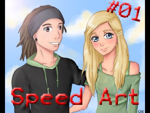 Extra #01: Speed Art Ungespielt & CatyCake - YouTube
