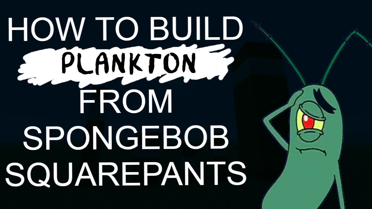 HOW TO BUILD PLANKTON IN MINECRAFT - YouTube