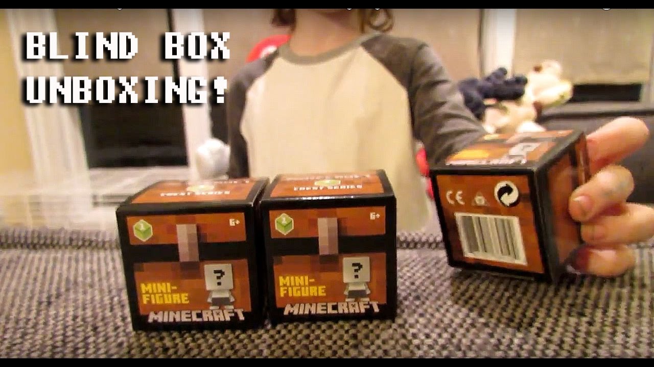 MINECRAFT Blind Box UNBOXING| GOLDEN ALEX| Mini-Figure Chest Series 1 ...