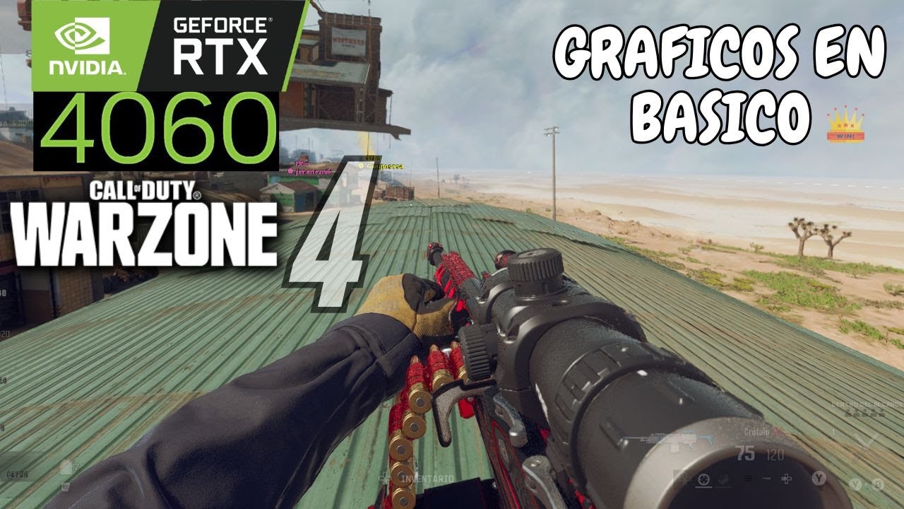 RTX 4060 8GB Call of Duty: Warzone 4 1080p Gráficos Basico / DLSS ON ...
