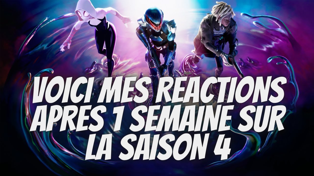 VOICI MES RÉACTIONS APRÈS 1 SEMAINE SUR LA SAISON 4 [armes,mécanique ...