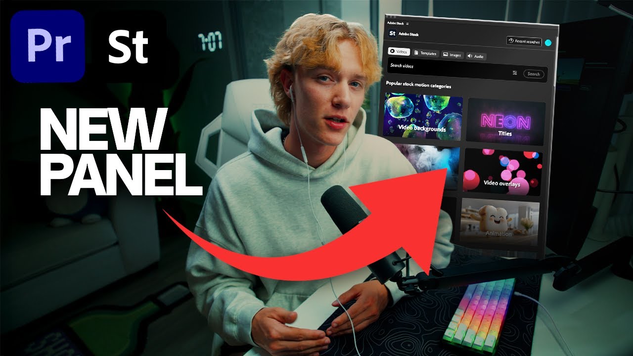 Edit Faster in Premiere with the Adobe Stock Panel (ft. Chris Boustedt ...