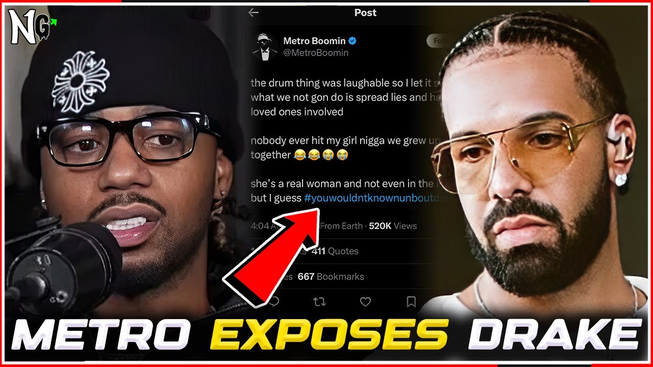 Metro Boomin DESTROYS Drake After Kendrick Lamar's Not Like Us ...