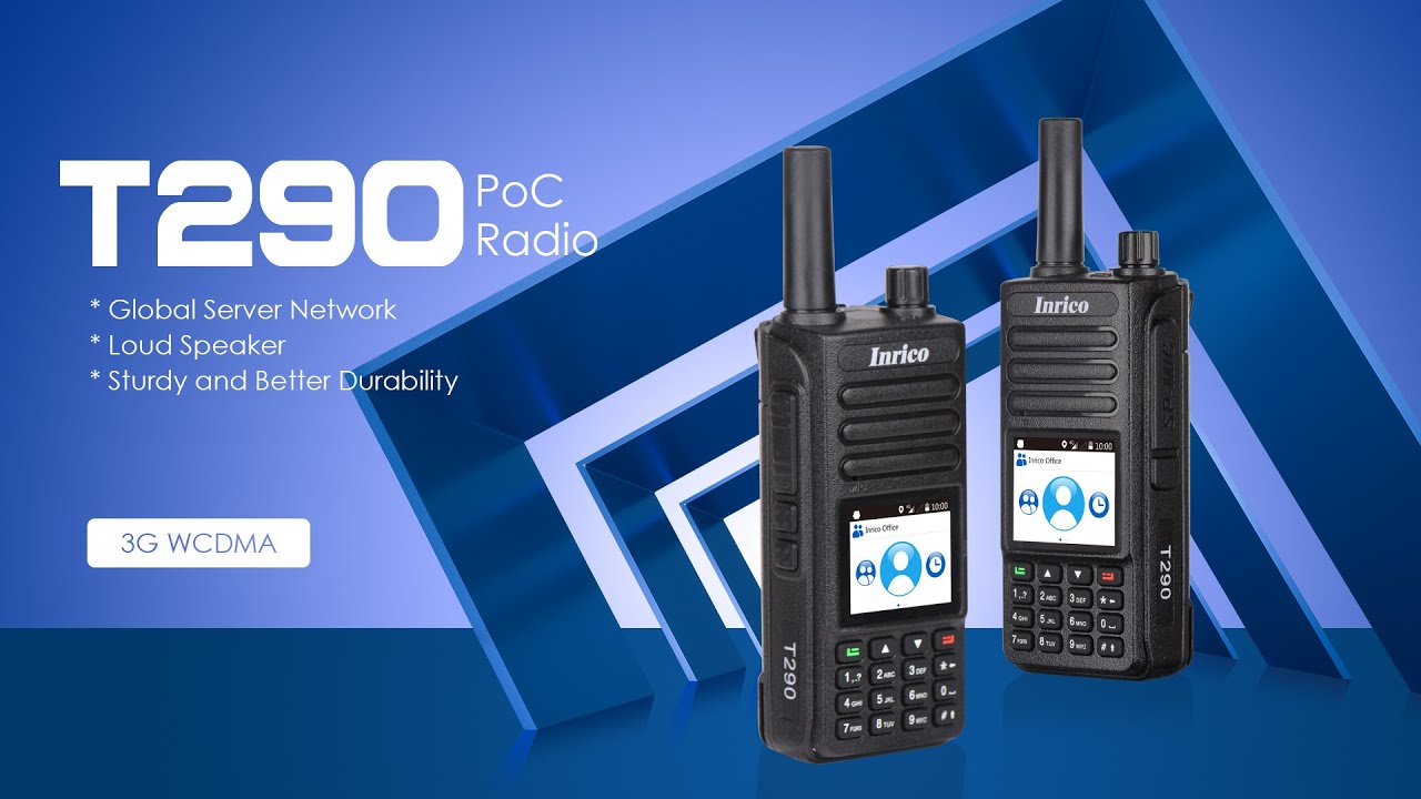Inrico T290 PoC Radio - YouTube