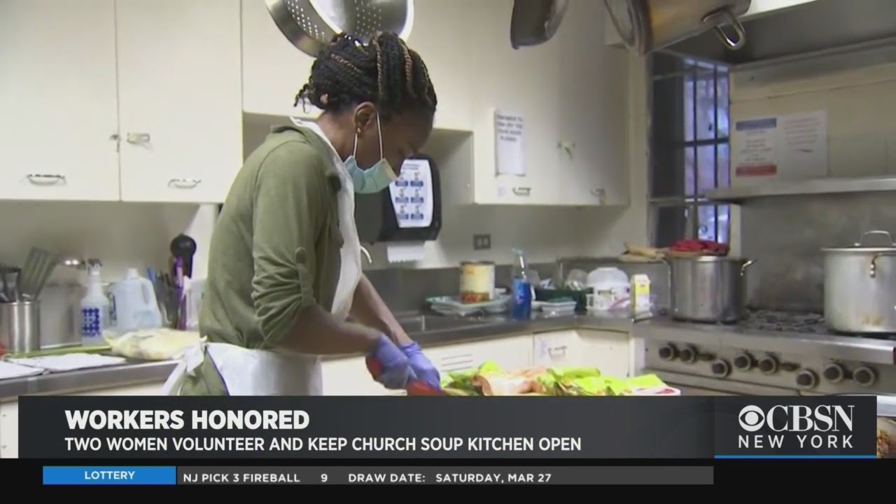 2 Church Volunteers Honored For Keeping Soup Kitchen Running - YouTube