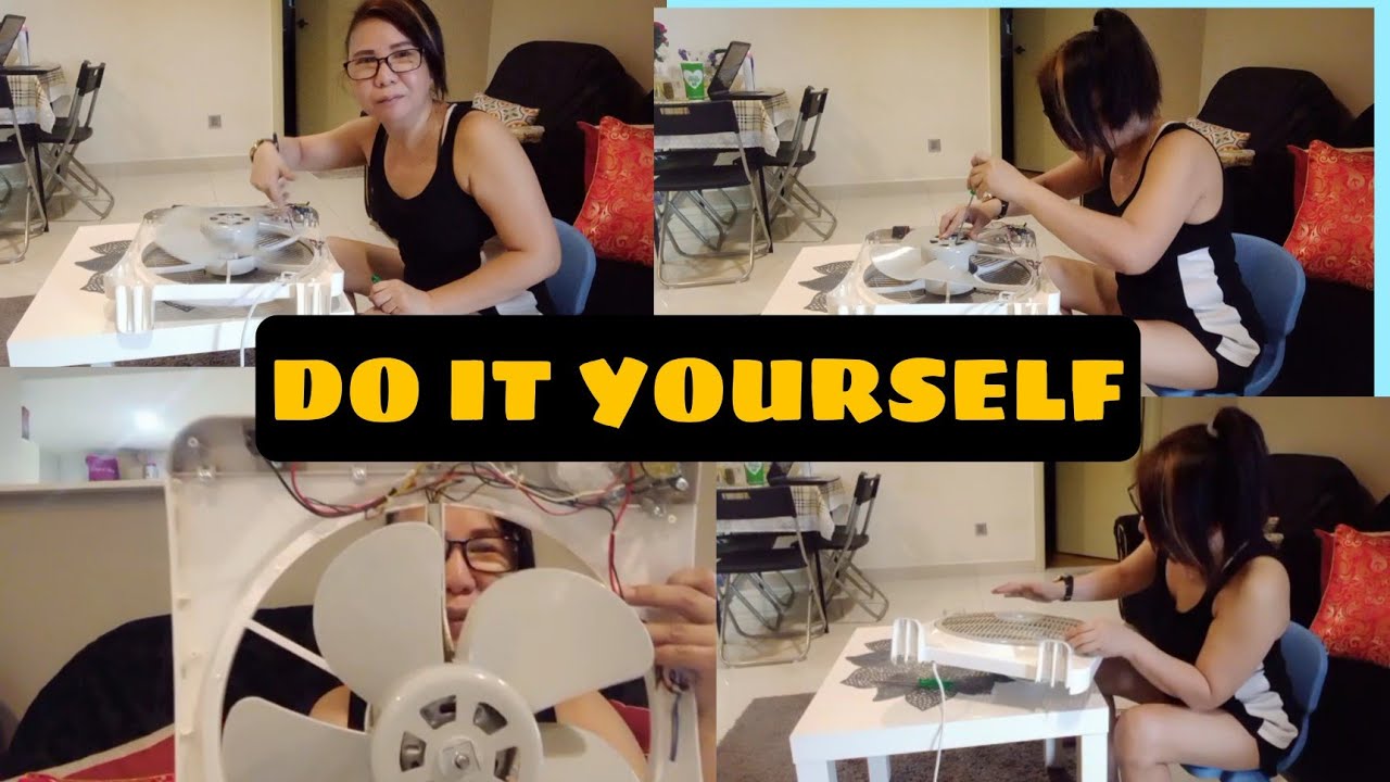 D.I.Y INSTALLING A KHIND "12" BOX FAN - YouTube