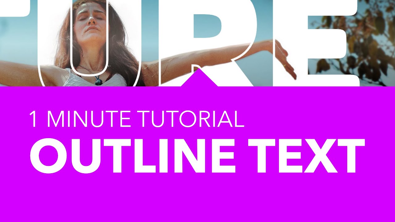 Creating a double layered OUTLINE text with Affinity Photo - YouTube