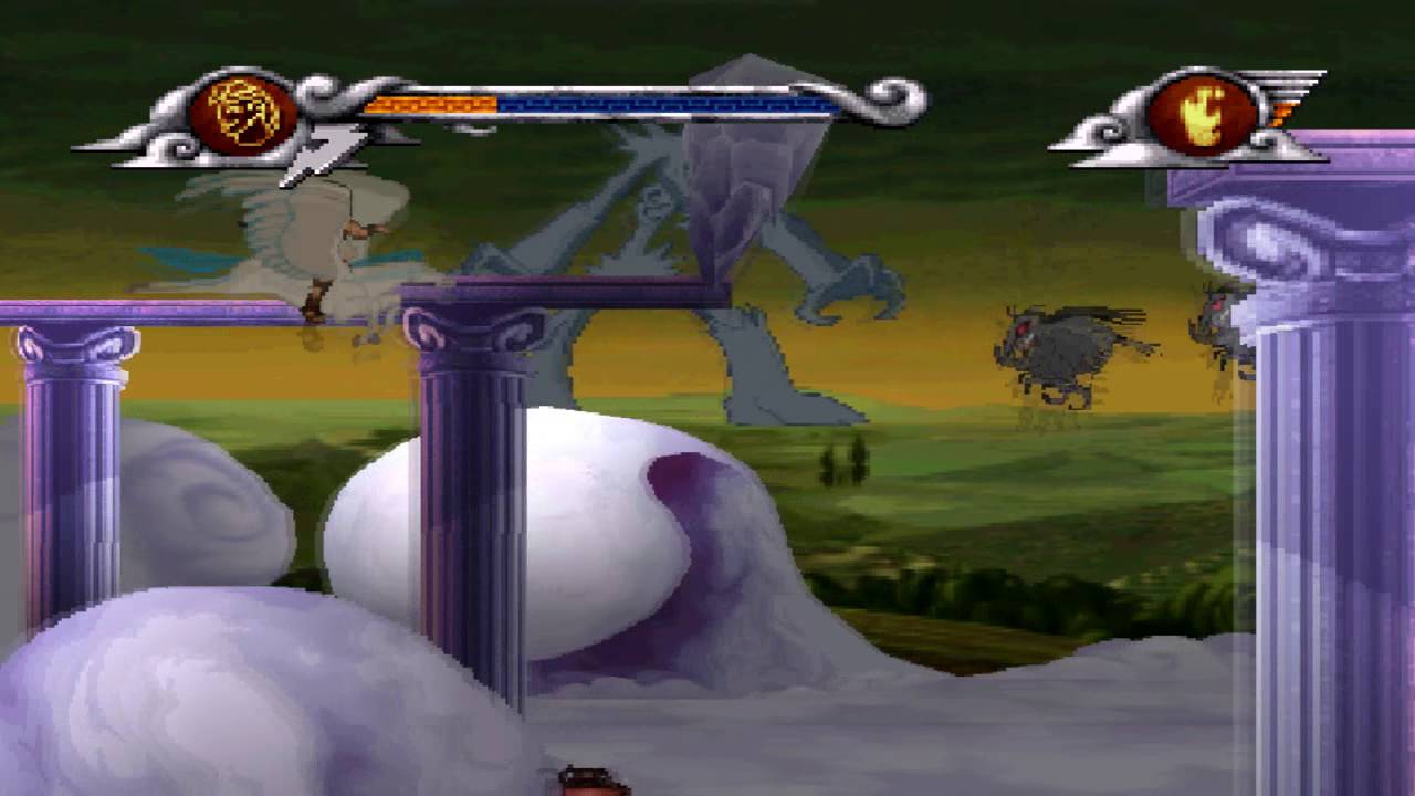 Disney's Hercules Action Game Level 8 Titan Flight - YouTube