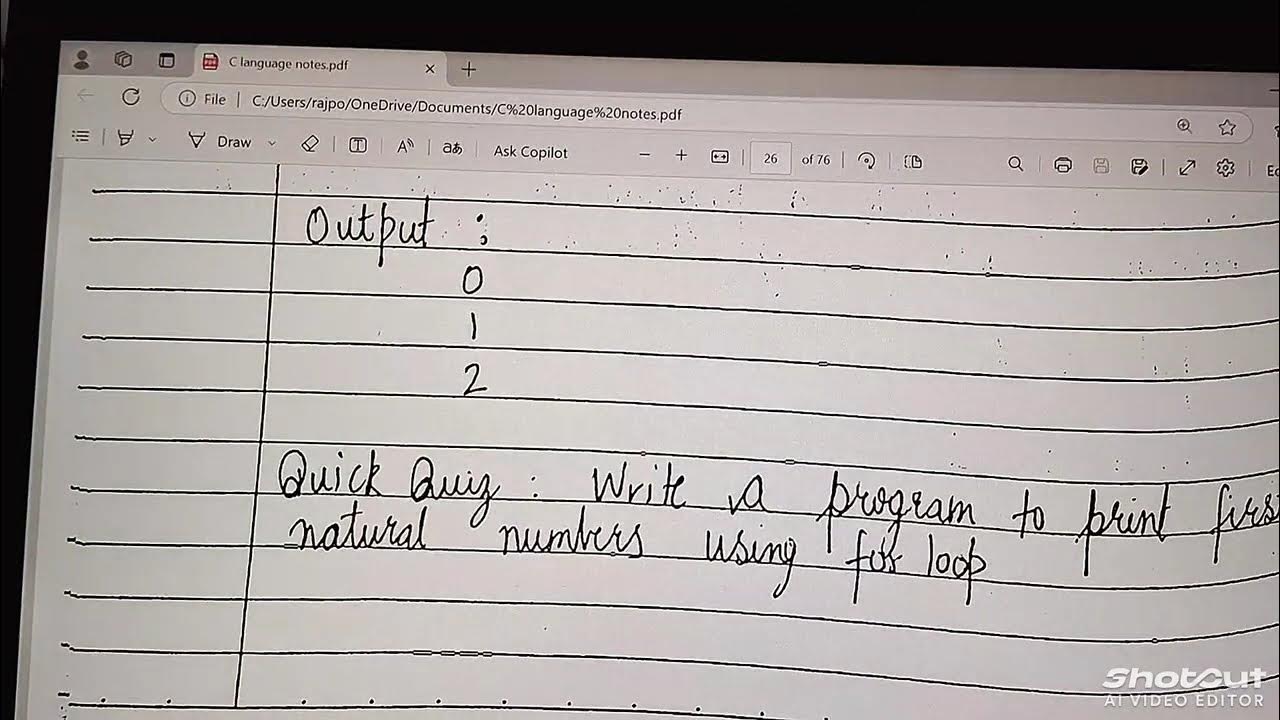 "Chapter 4: Loop Control Instructions in C | For, While, Do-While Explained with Examples" - YouTube