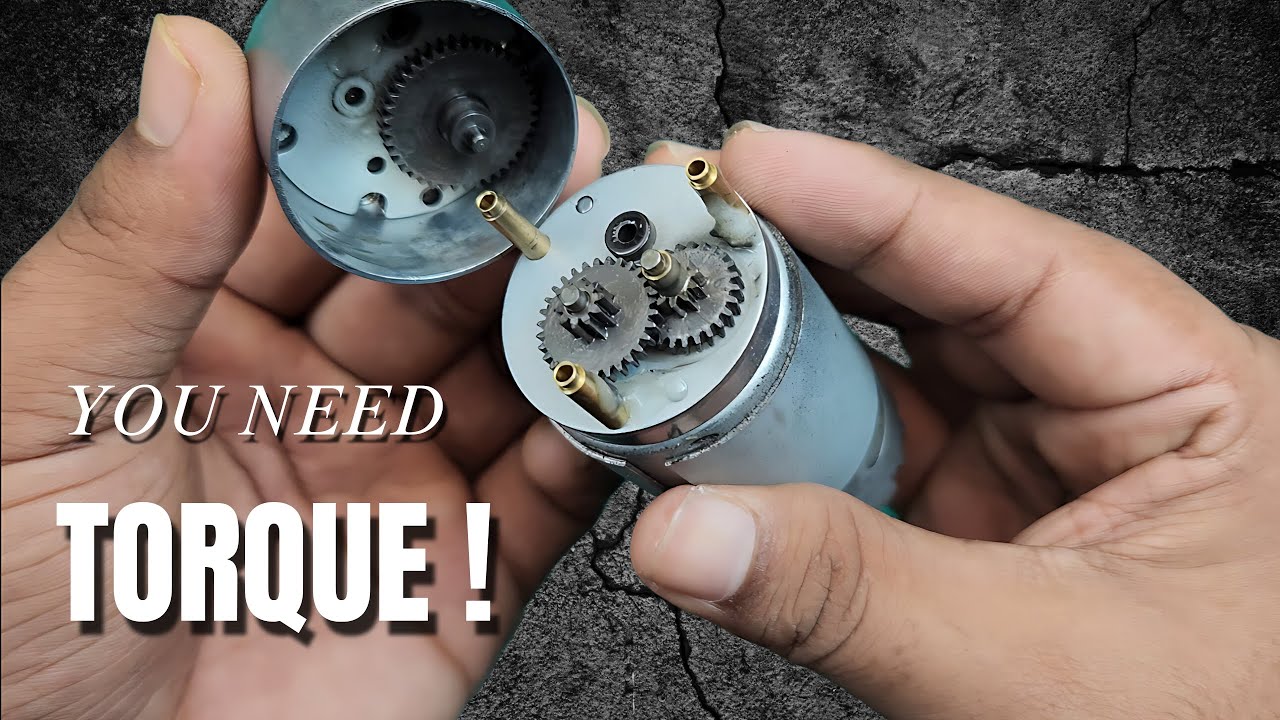 High TORQUE dc motor || Gear Motor || 500 rpm @cubityt - YouTube