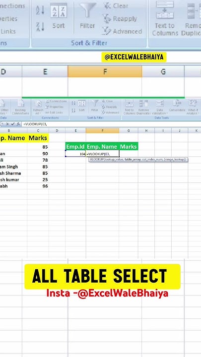 #ExcelTutorial #VLOOKUP #ExcelHindi #ExcelTips #LearnExcel #excelvba #excelforfreelancers #excel ...