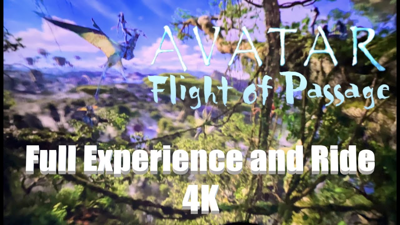 Avatar Flight of Passage | Full Experience and Ride POV | Animal ...