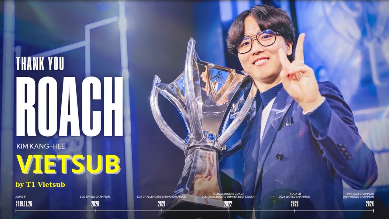 T1 Coach ROACH (Kim Kang Hee) 🏆 Game thủ chuyên nghiệp không từ bỏ ước mơ | T1 Vietsub - YouTube