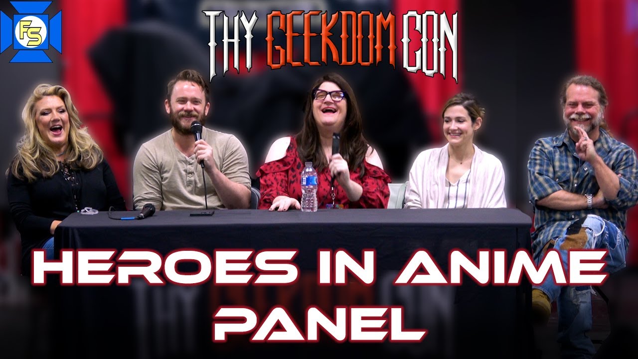 HEROES in ANIME Voice Actor Panel – Thy Geekdom Con 2024 - YouTube