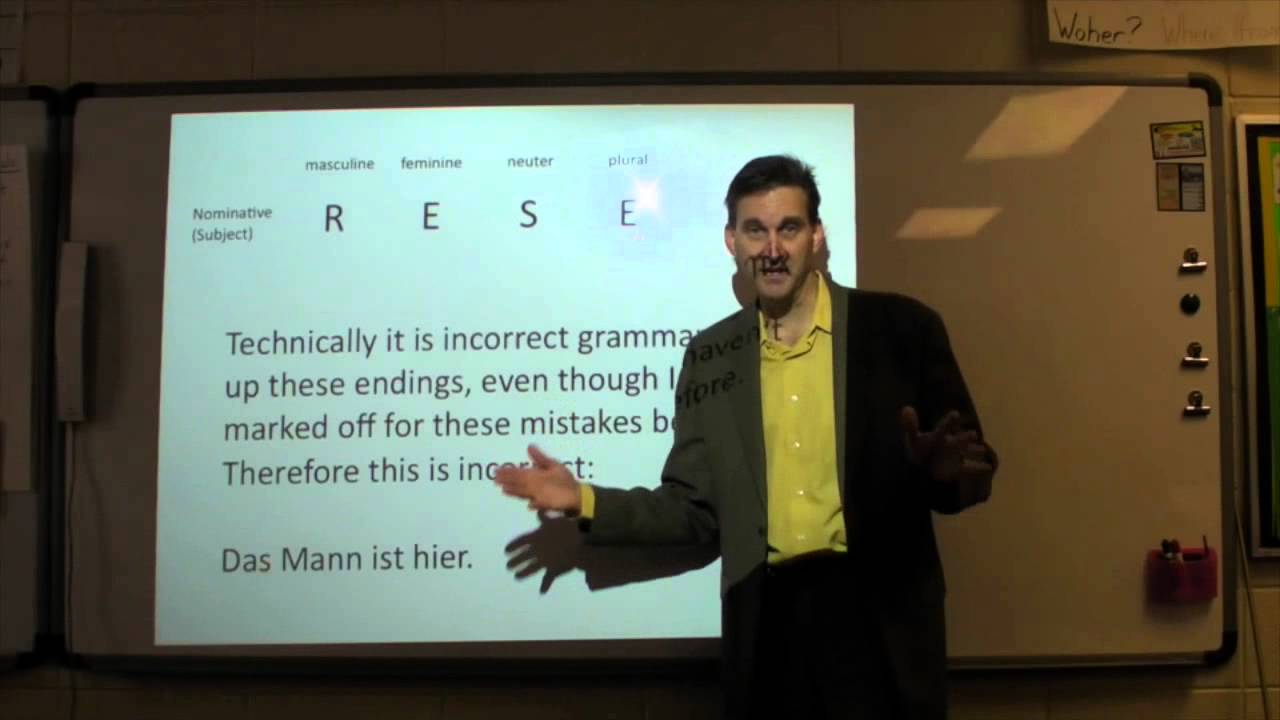 Secret of the German Language Lesson 1 - YouTube