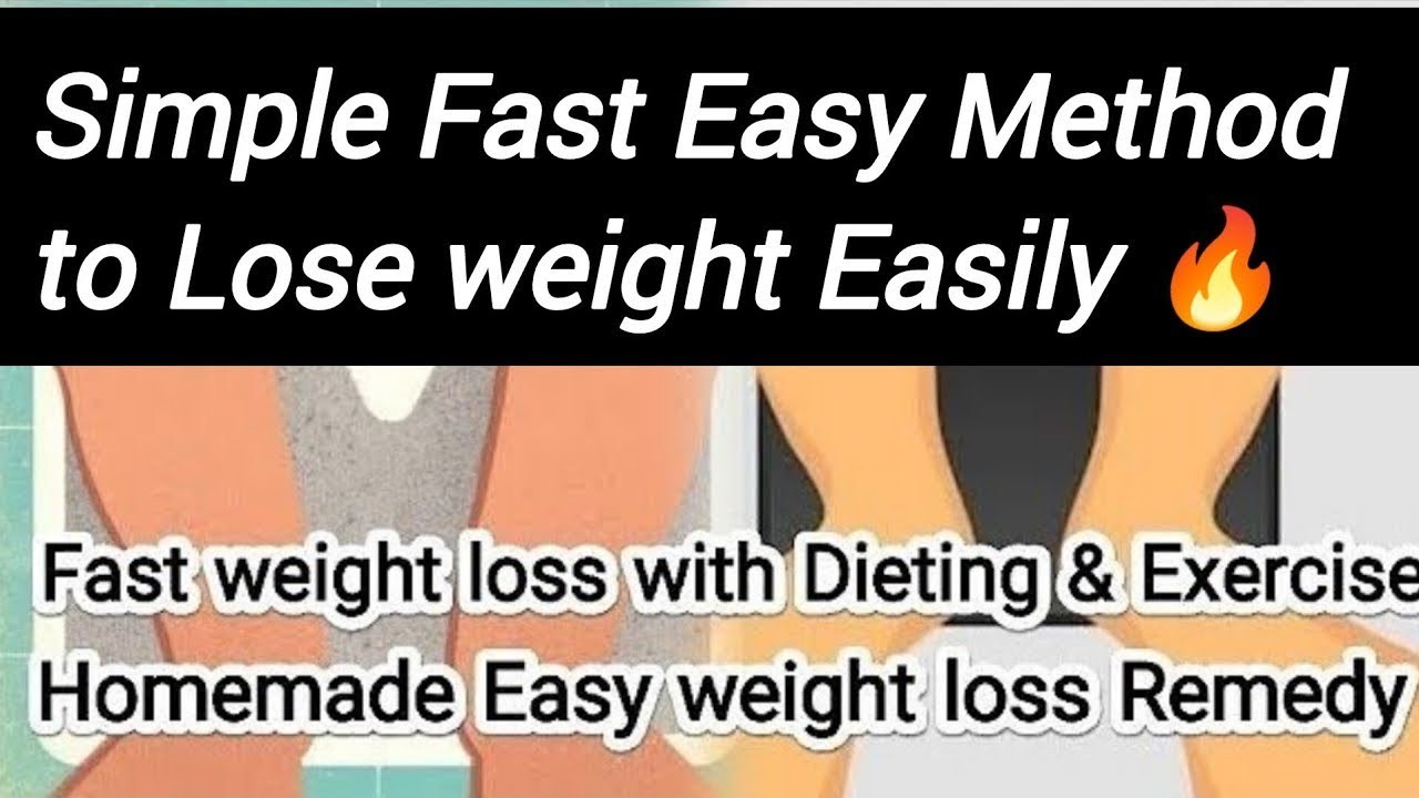 Simple and Easy Fast weight loss remedy l Weight loss without Diet ...
