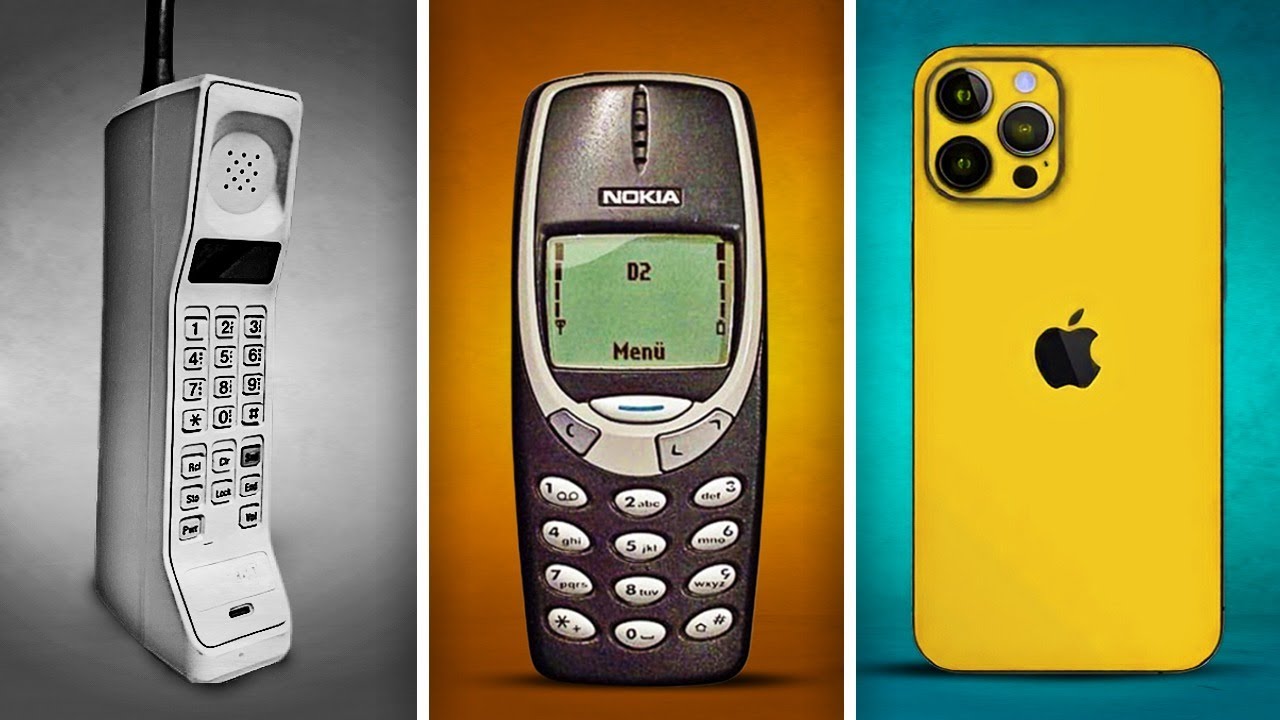 The Entire History of Mobile Phones in just 4 Minutes - YouTube