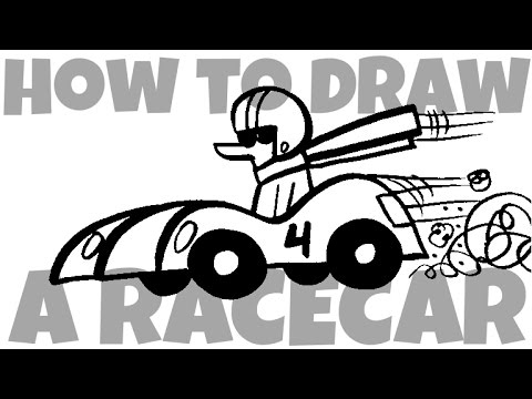 How to Draw a Racecar - YouTube