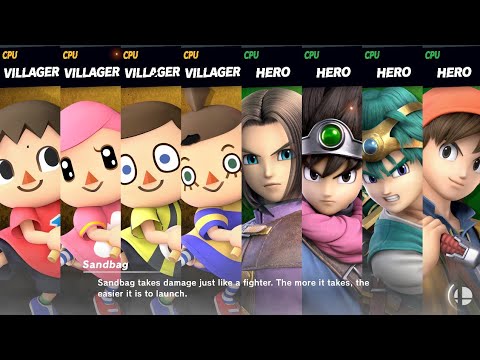 Super Smash Bros - Player two, three and four in tag team match - YouTube