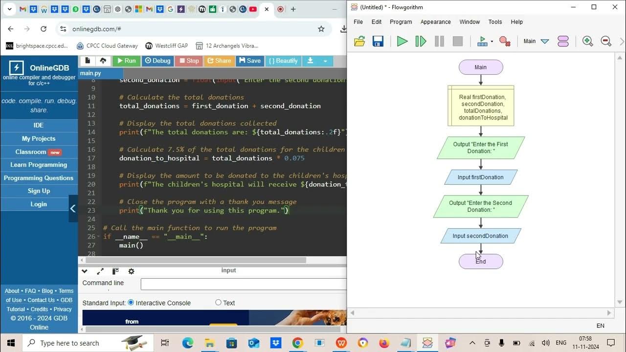 FlowGoRithm_2.2_J_Donations_Video_Full - YouTube