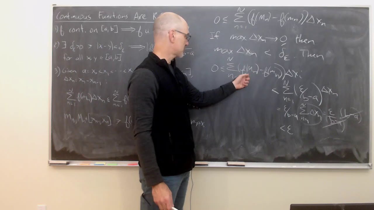 Continuous Implies Integrable - YouTube