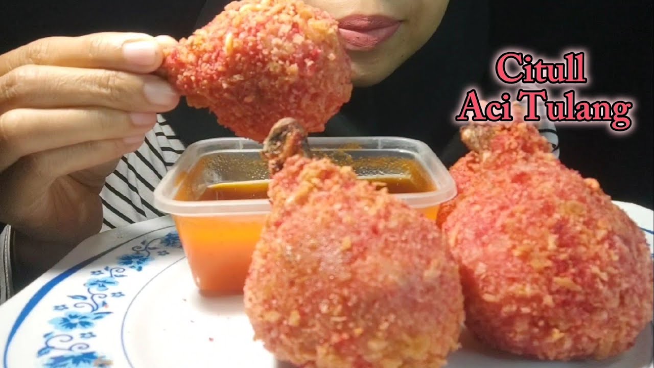 CITUL😱☄️|| ASMR ACI TULANG AYAM SUIR MERCON💣|ASMR INDONESIA🇮🇩 #asmr # ...