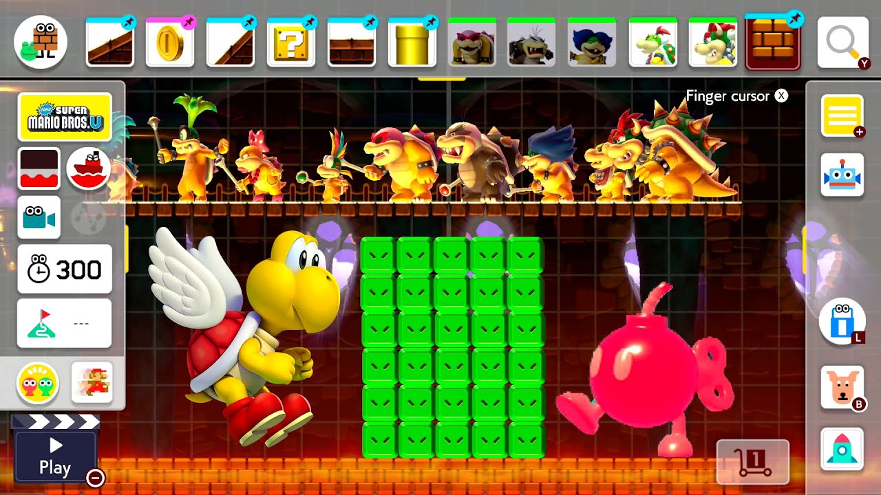 Hard Level! Super Mario Maker 2 - All Bosses Course Maker Experiment ...