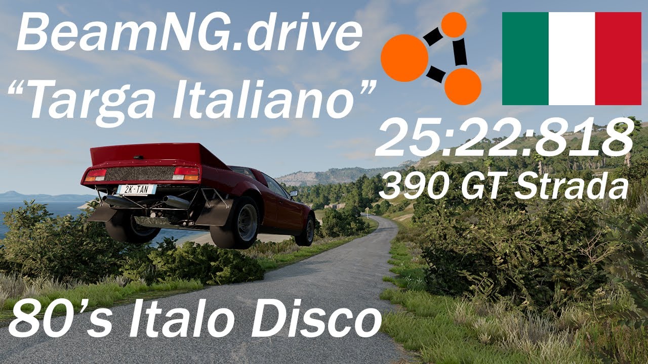 BeamNG.drive - "Targa Italiano" (Targa Florio) 390 GT Strada - YouTube