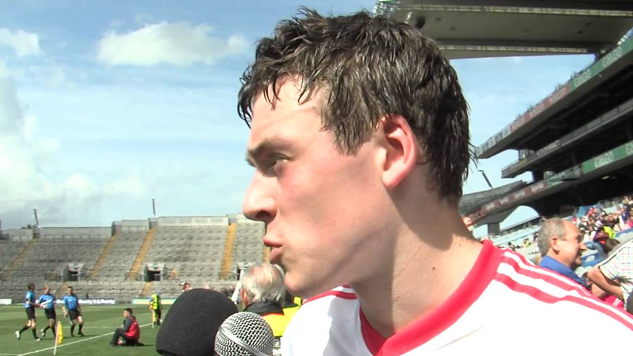 Damien Casey lifts Nicky Rackard Cup for Tyrone - YouTube