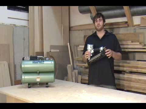 HITACHI Pneumatic Anglefinish Nail Gun NT65MA4 - Aubuchon Hardware ...