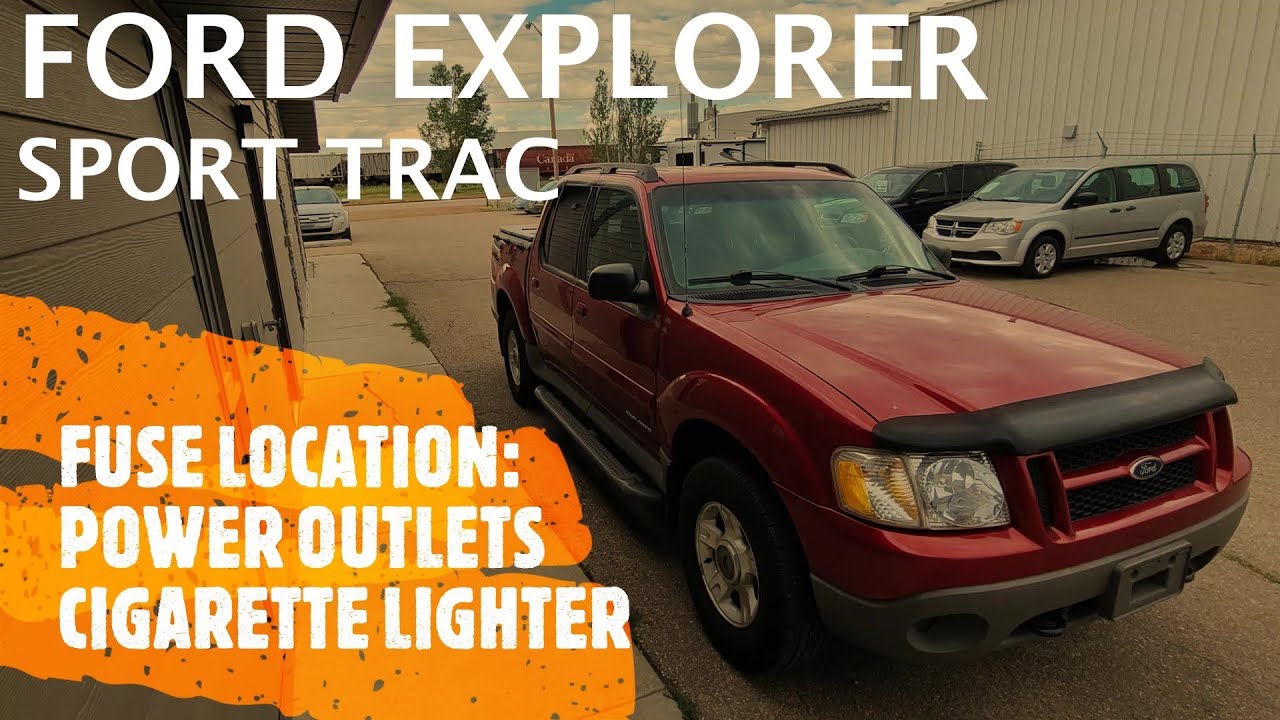 Ford Explorer Sport Trac - POWER OUTLET / CIGARETTE LIGHTER FUSE ...