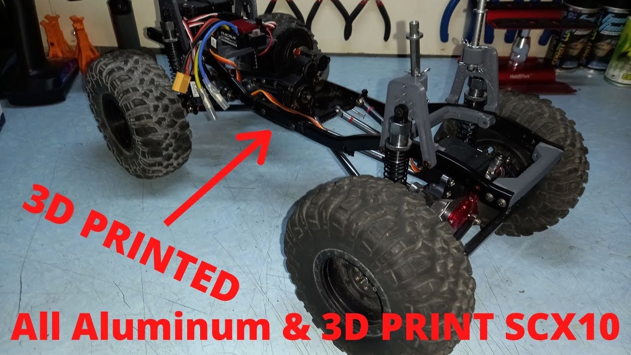 I BUILT an all aluminum & 3D PRINT SCX10 crawler - YouTube