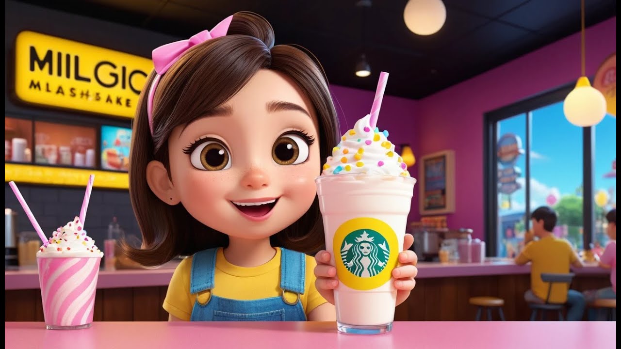 Mix-a-Milkshake, Yum Yum Yum! | Fun Nursery Rhyme for Kids | Sing-Along ...