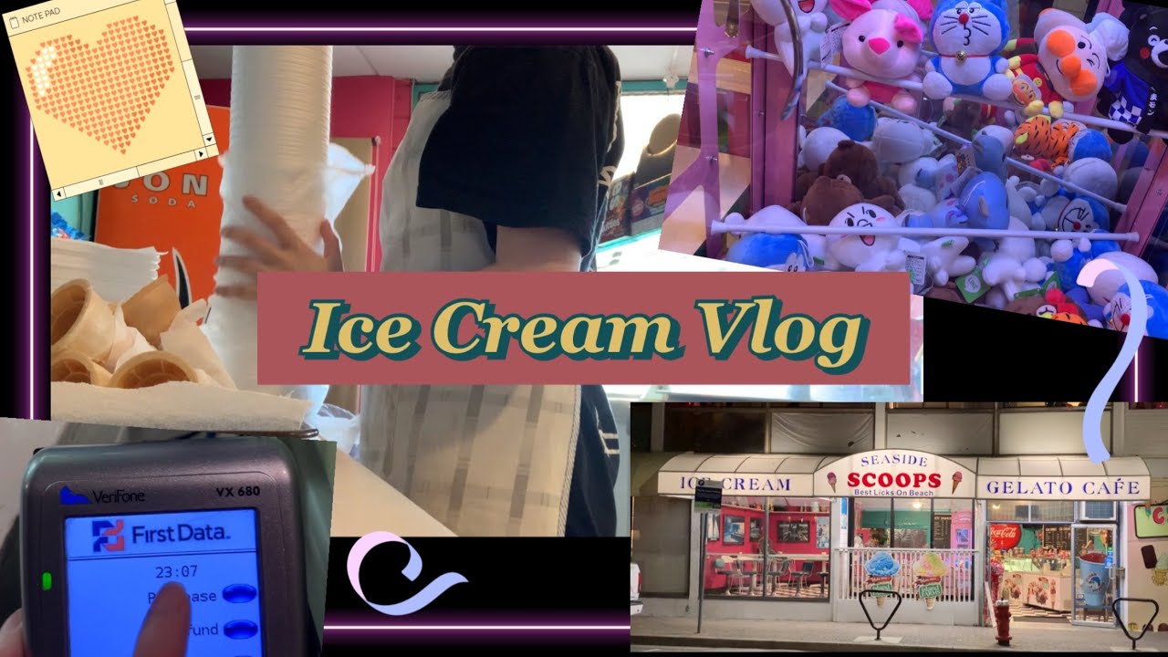 Day in the life of working at an Ice Cream Shop - YouTube