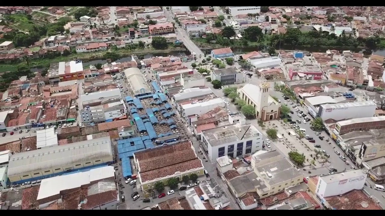 Gravatá Pernambuco Centro visto de cima Mavic Pro Fly More - YouTube