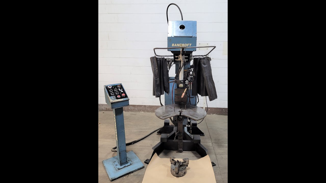 Bancroft Model WELD-O-ROUND 500 Rotary Mig Welder. (WE675) - YouTube