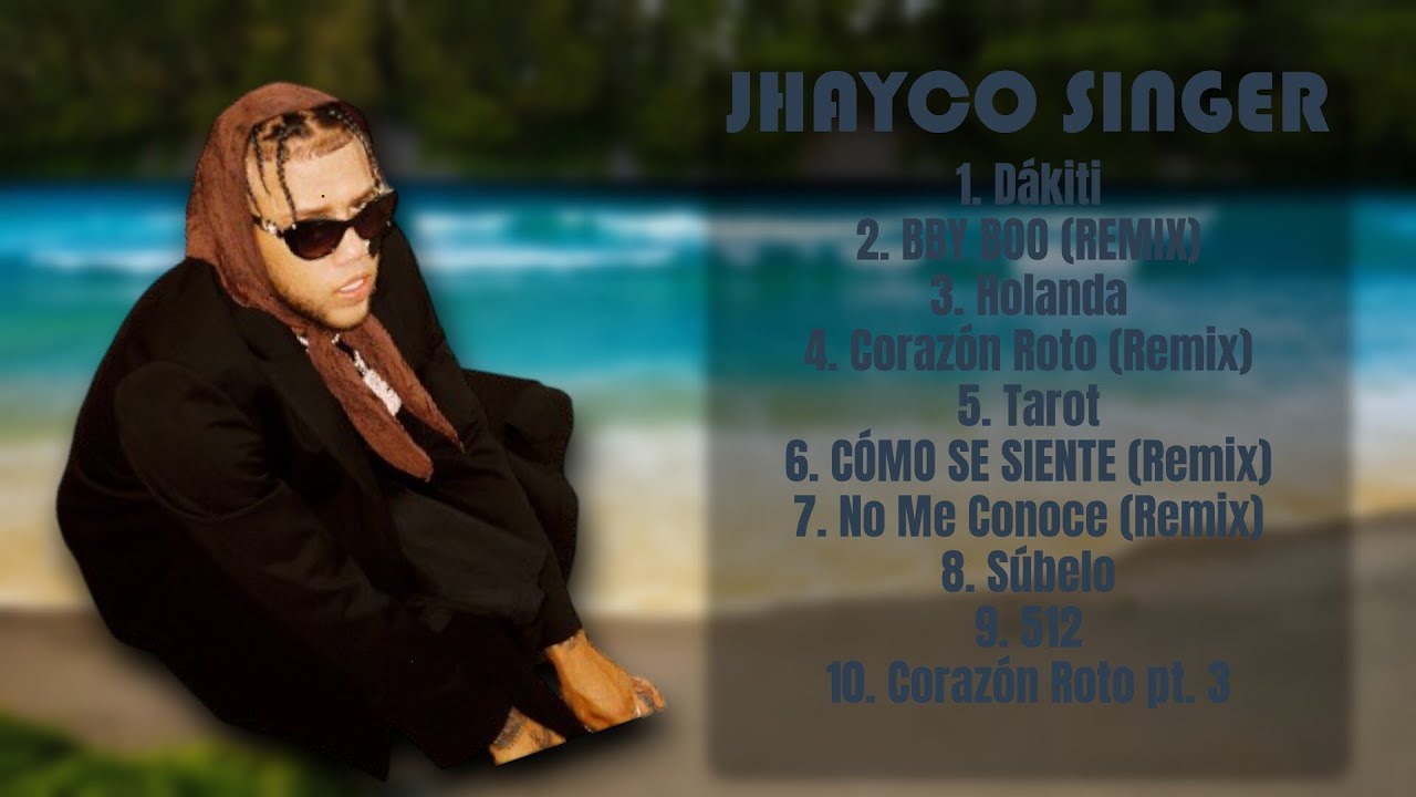 Jhayco Singer-Essential hits of 2024-High-Ranking Tracks Compilation ...