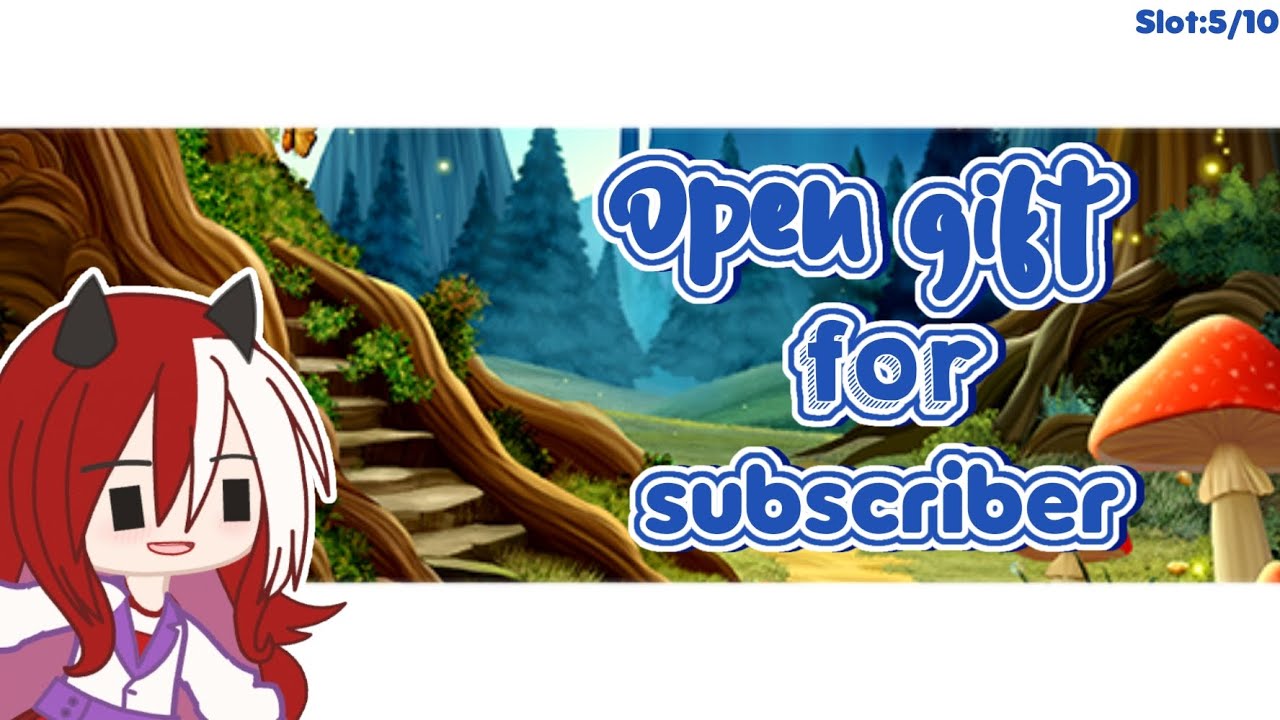 [Open] gift intro for subscriber//Ready desk// - YouTube