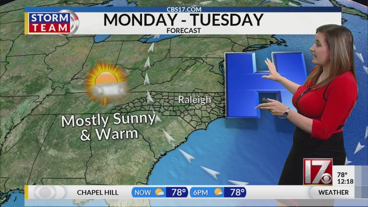 Kristin Ketchell's Monday afternoon and evening weather forecast - YouTube