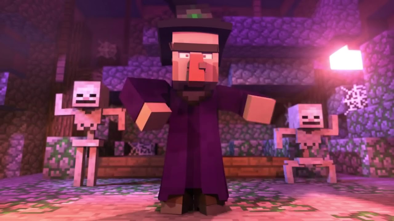 Minecraft Animation ( Witch Encounter ) - YouTube