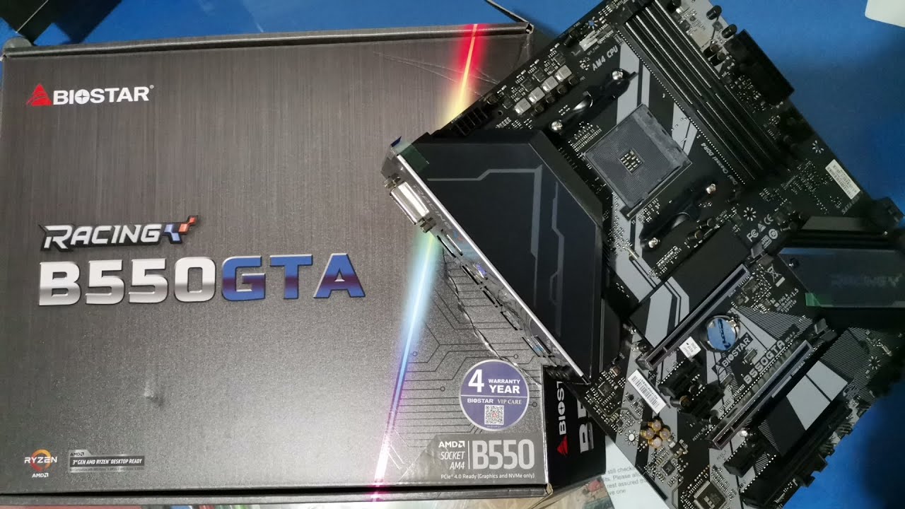 B550GTA Racing Biostar AMD Motherboard Supports Realtek 2 5GbE LAN Tech ...