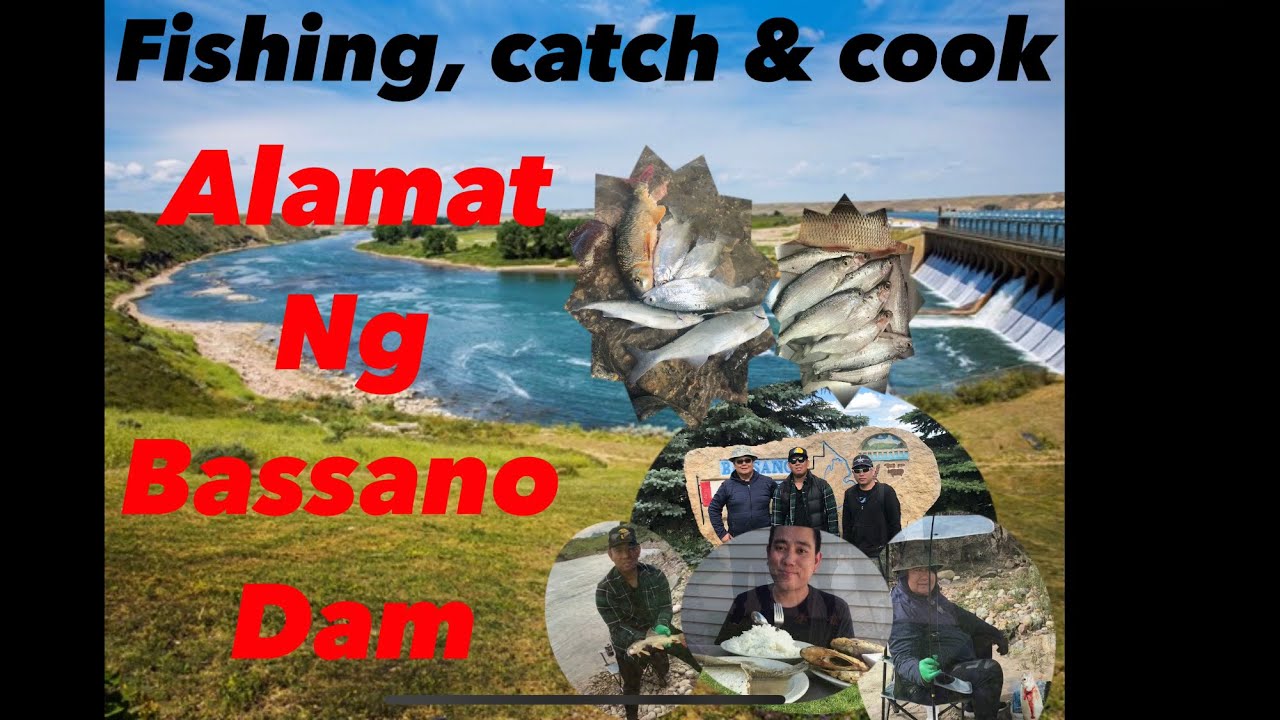 Fishing in Bassano Dam Alberta - YouTube