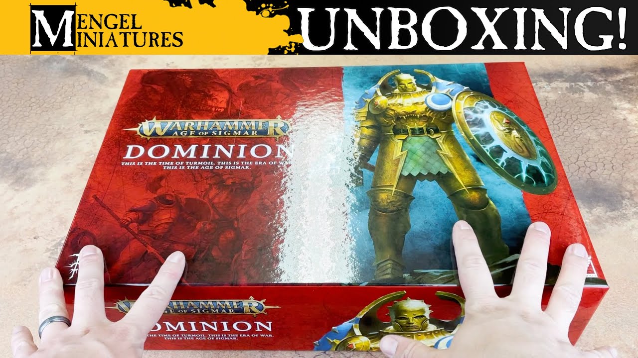 Warhammer Age of Sigmar: Dominion Unboxing! - YouTube