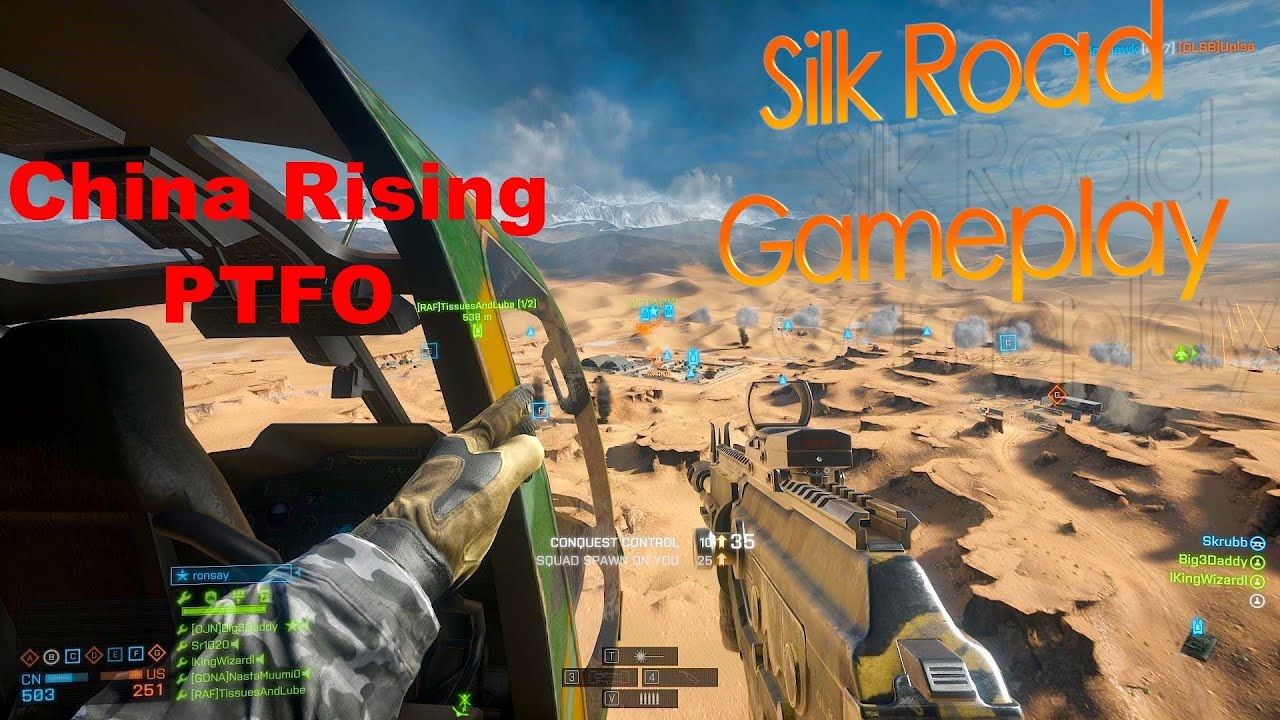 Battlefield 4 MP: (China Rising DLC) 64 player Large Conquest on Silk ...