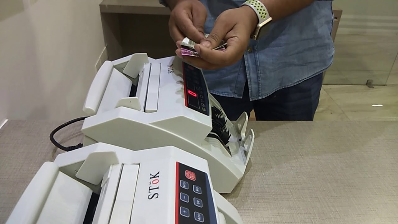 SToK Note Counting Machine Demo - YouTube