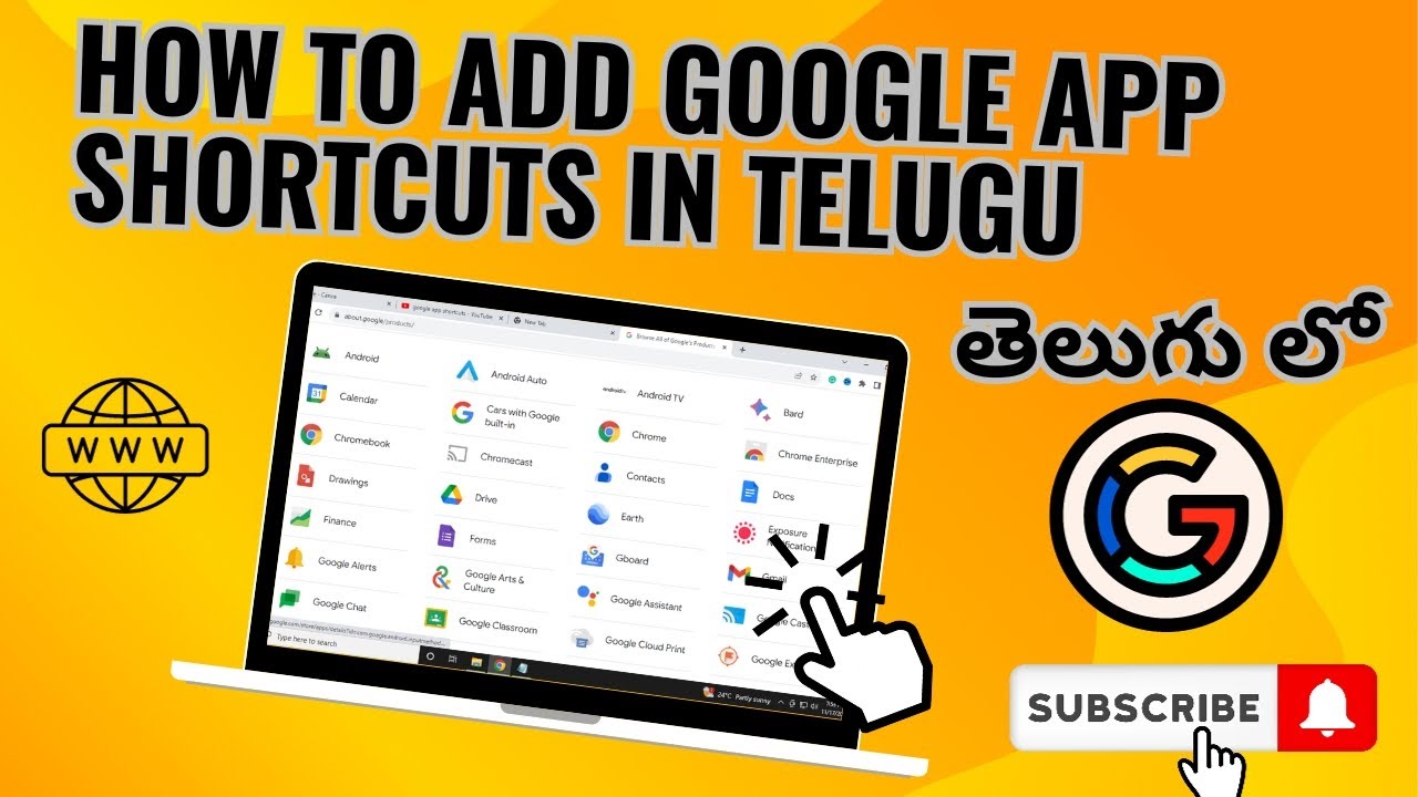 Boost Your Productivity with Google App Shortcuts in Telugu | Google ...