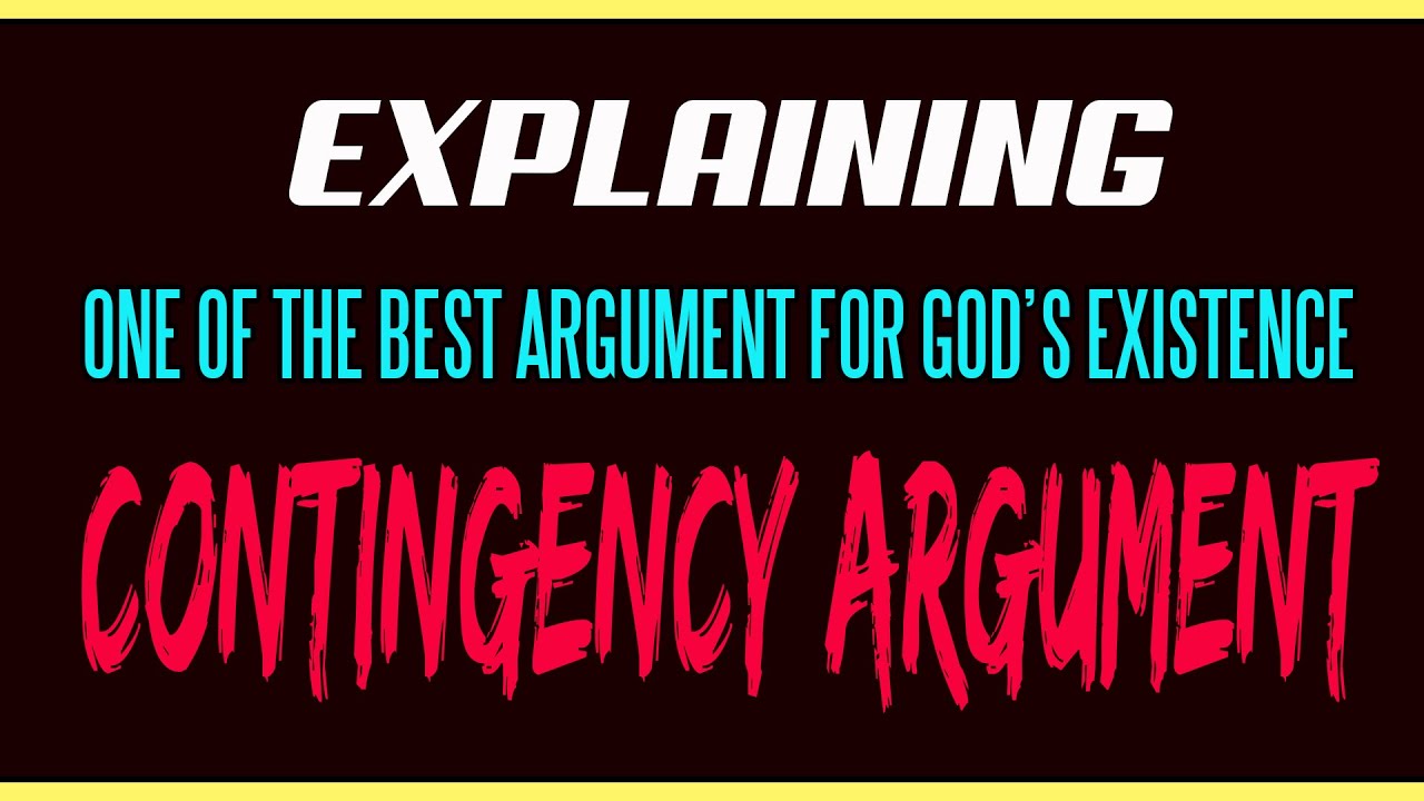 Explaining Contingency Argument | Mohammed Hijab - YouTube