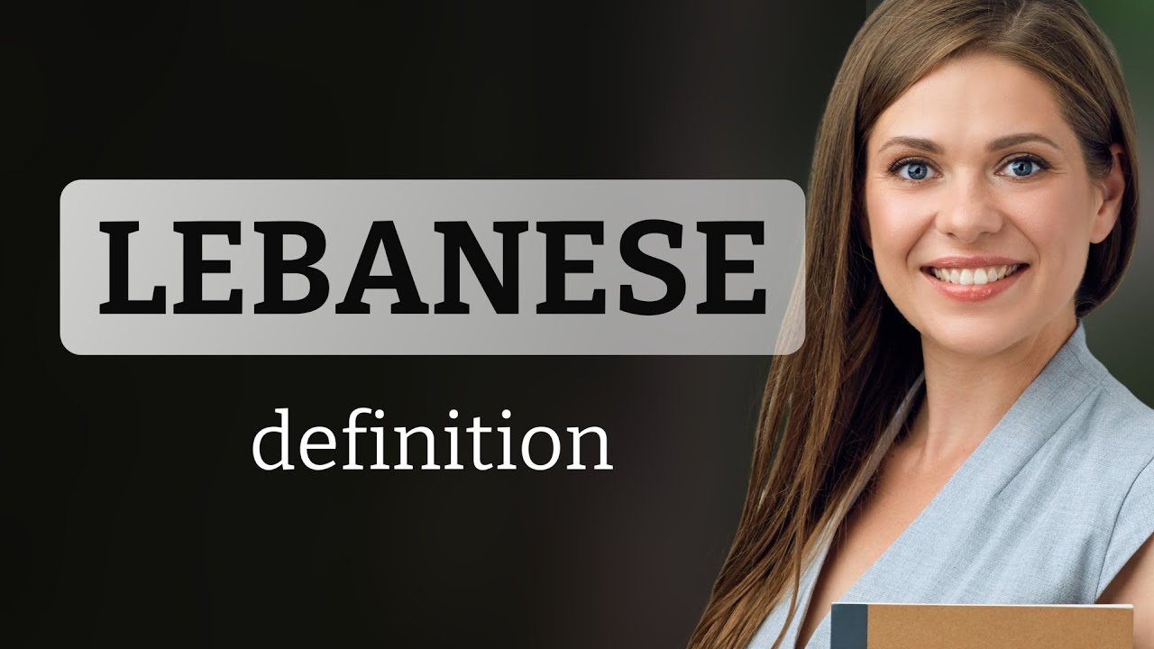 Lebanese | LEBANESE definition - YouTube