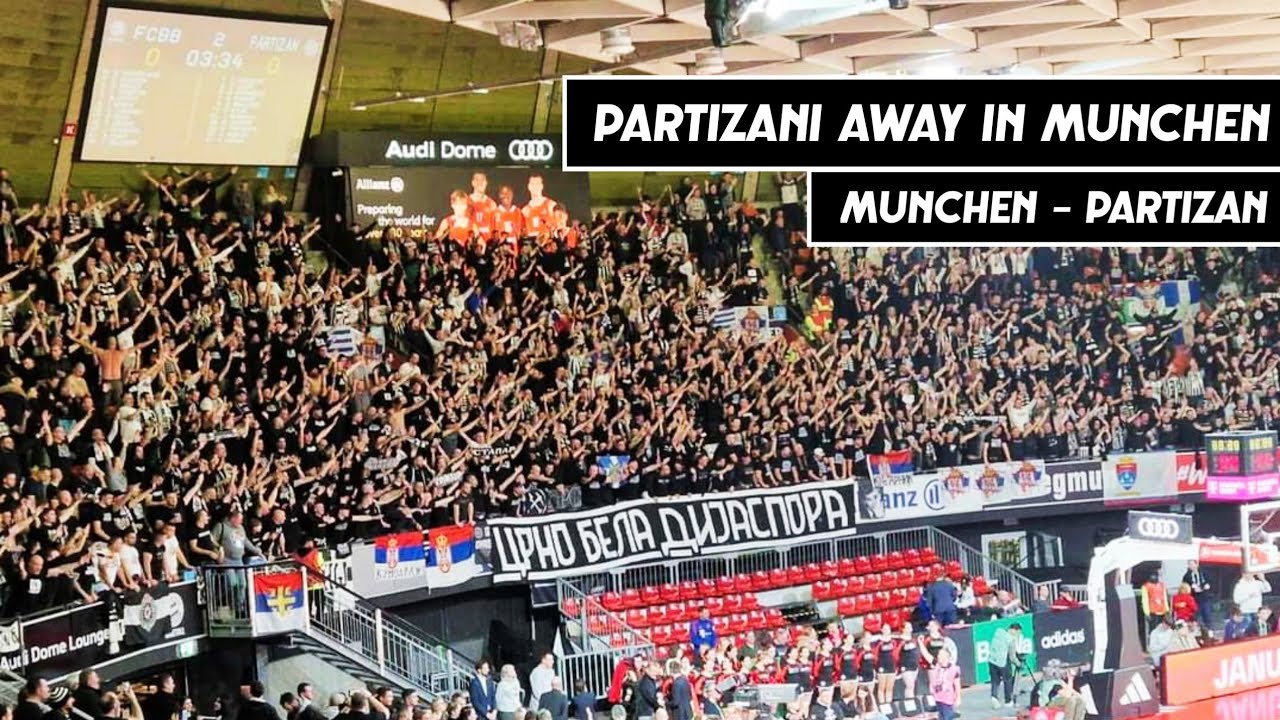 Grobari Partizan Ultras In Munchen, Germany || Bayern Munchen vs ...